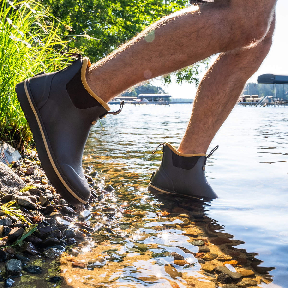 *SALE* Men's STRUT 6 inch Deck Boots – Hooked & Tagged, Inc.