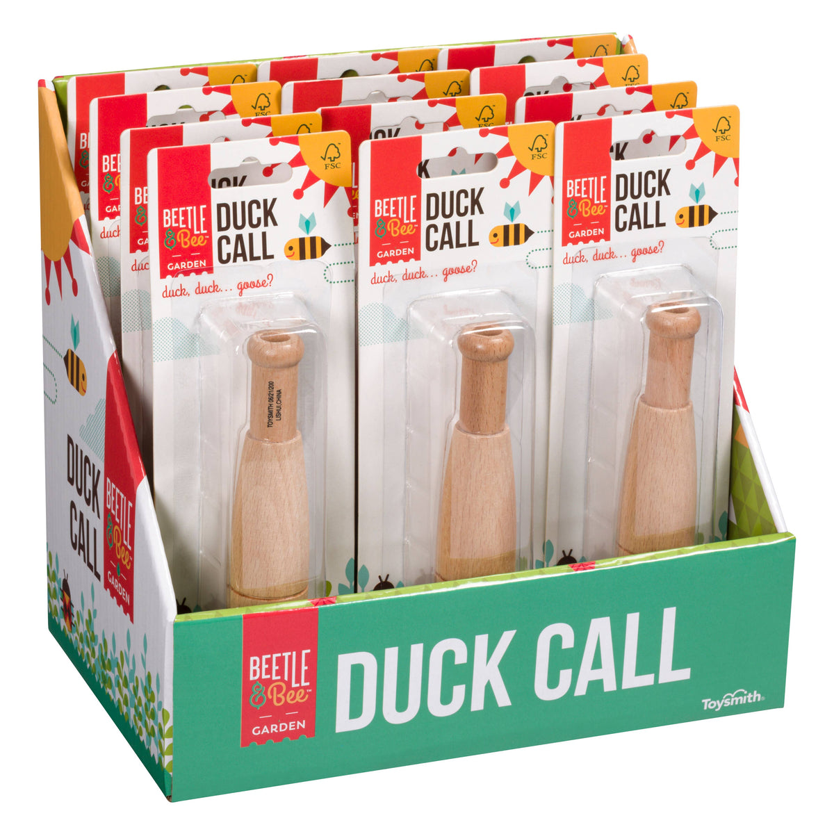 Beetle & Bee Duck Call - FSC Certified Wood – Hooked & Tagged, Inc.